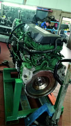 Motorreparatur Volvo Euro 6